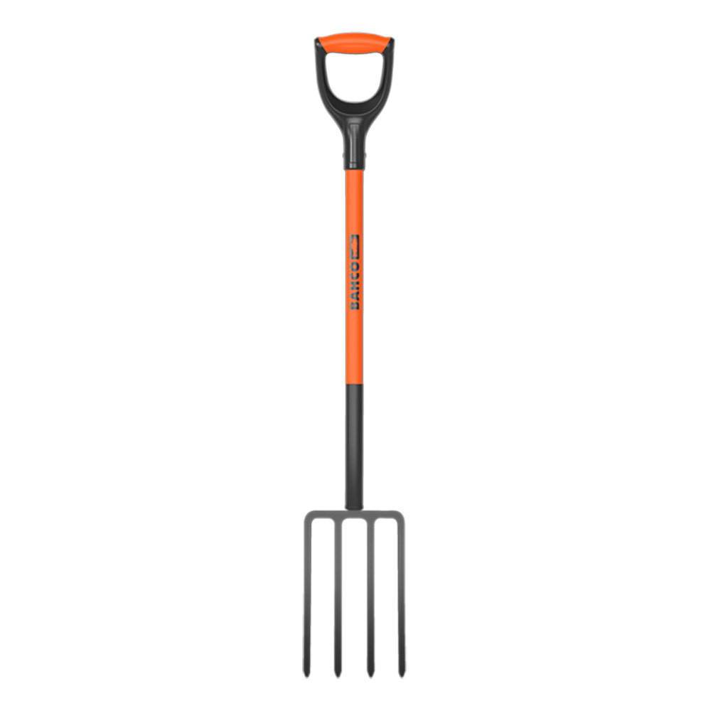 Bahco LST5002 Digging Fork 4th D Grip | The Garden Superstore