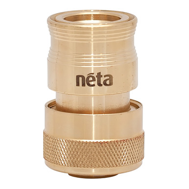 Neta 12/18mm EZ Brass Hose Connector | The Garden Superstore