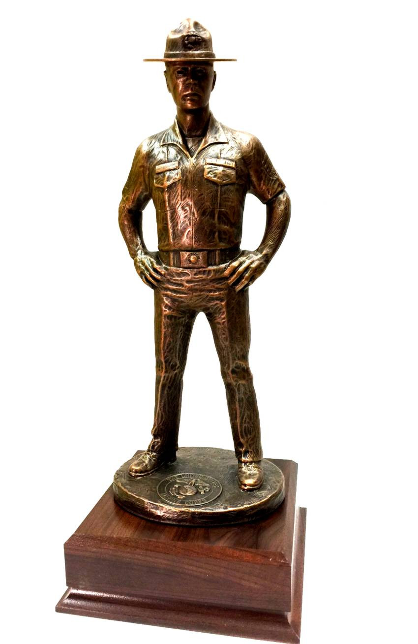Drill Sergeant Marine Male Military Statue - Mai's Jewelry & Engravers