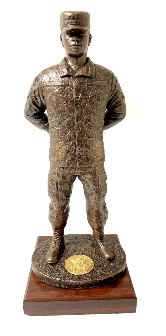 Soldier Male Statue Large with Cap - Mai's Jewelry & Engravers