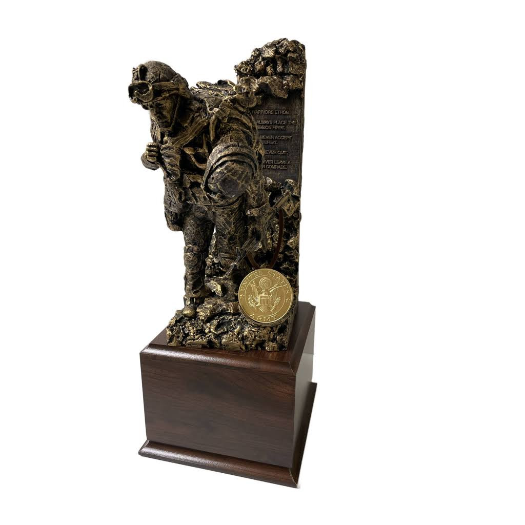 Statue Warrior Ethos Male - Mai's Jewelry & Engravers