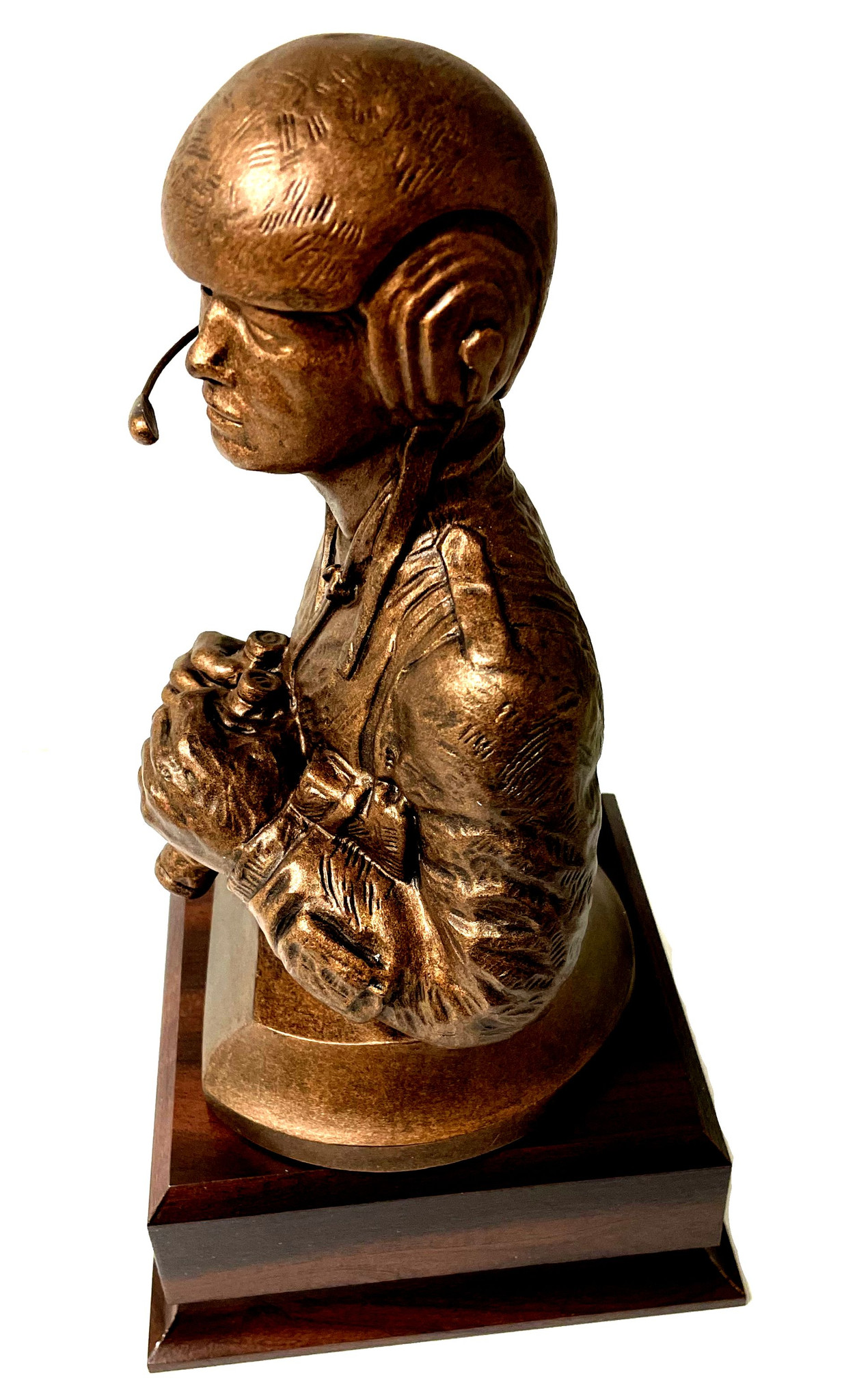 Tanker Bust Male Military Statue - Mai's Jewelry & Engravers