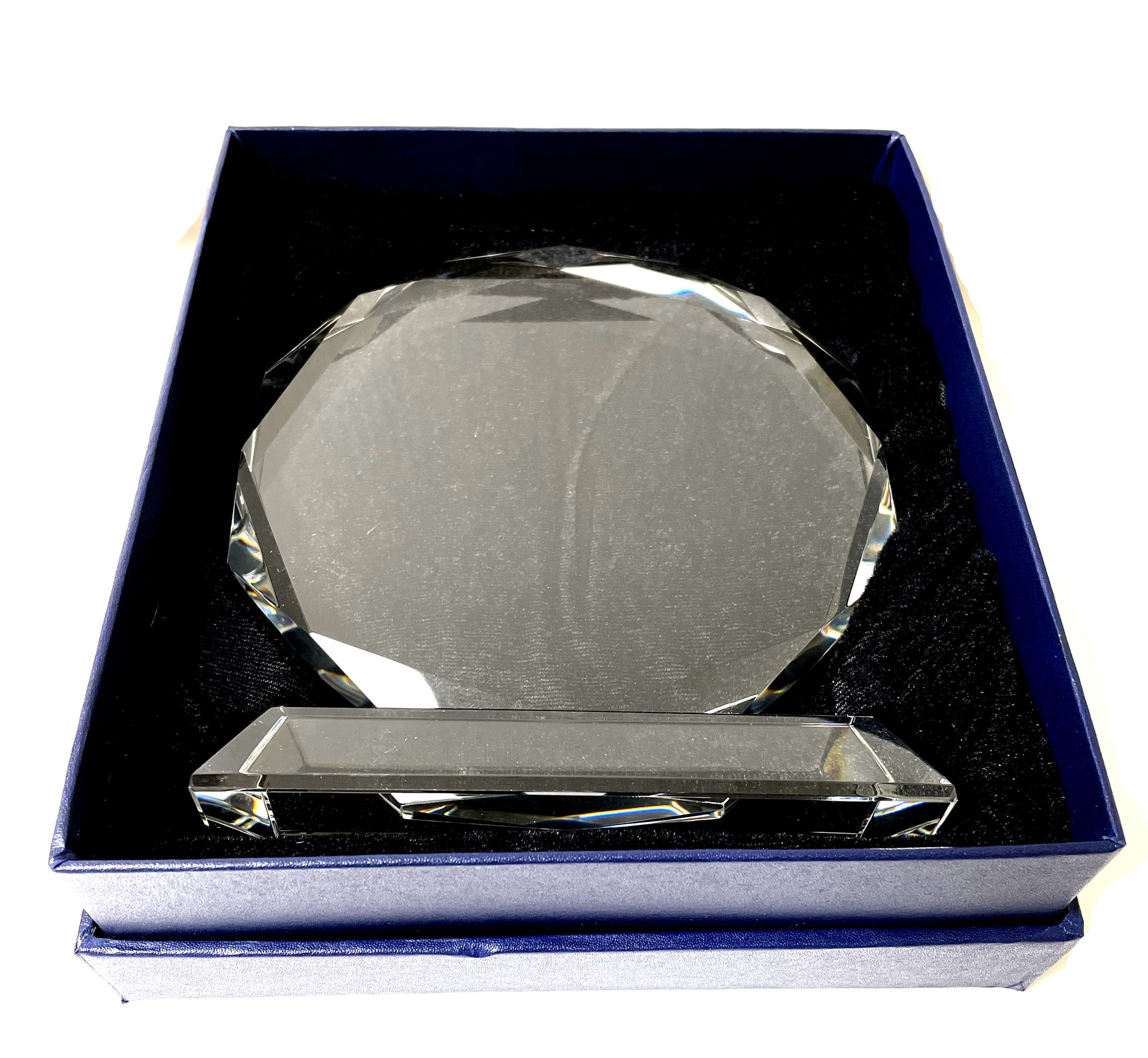 Crystal Octagon Recognition Award - Mai's Jewelry & Engravers