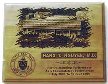 Plaque Walter Reed Old Building Small - Mai's Jewelry & Engravers