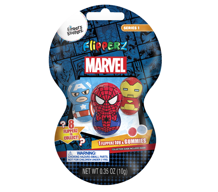 Finders Keepers Marvel Flipperz with Gummies