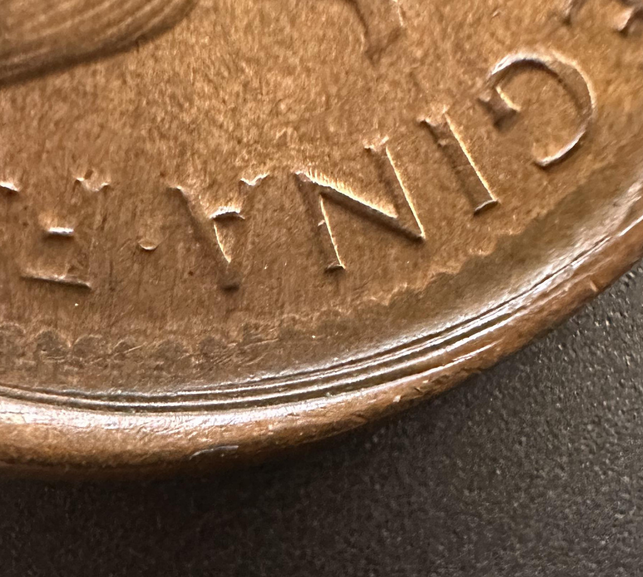 1961 Half penny Triple struck Uncentered Broad strike - Sovereign ...