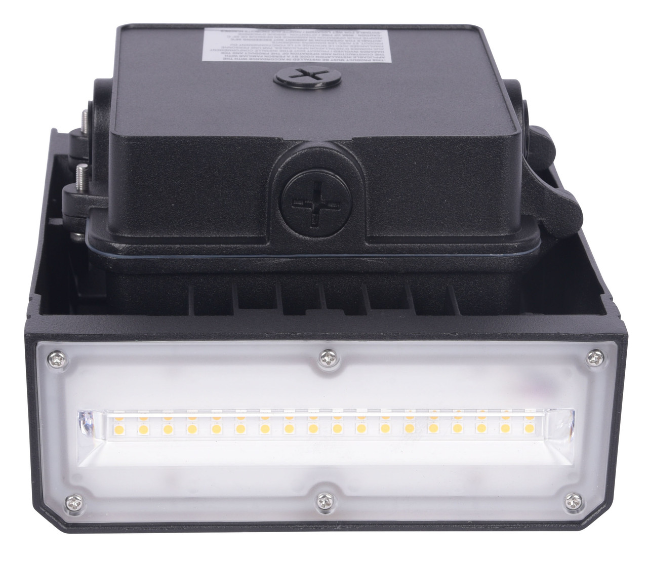 50W Black Cutoff LED Wall Pack