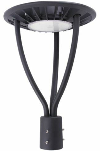 100W Black LED Post Top Area Light