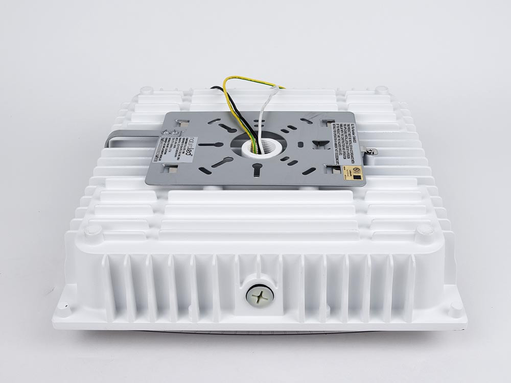 59W White LED Square Canopy and Garage Light