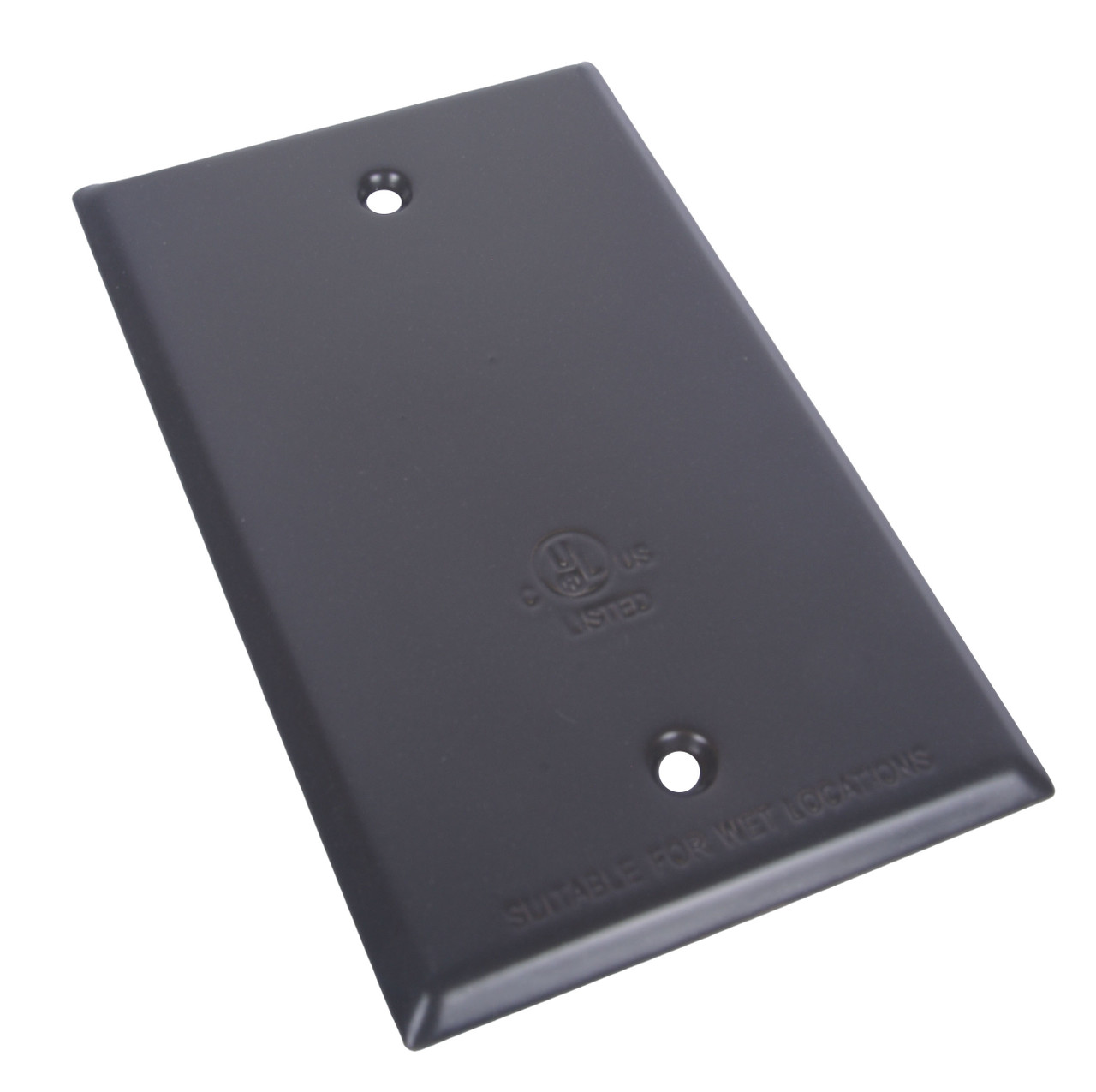1-Gang Blank Cover, Weatherproof, Bronze, Pack of 40