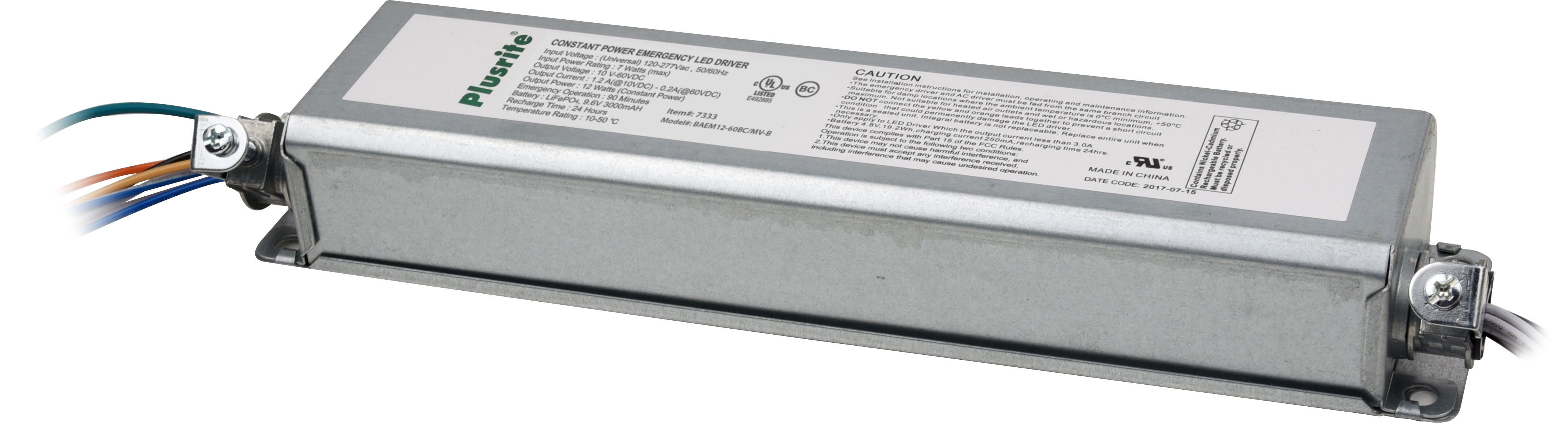 12W 120-277V LED Emergency Driver