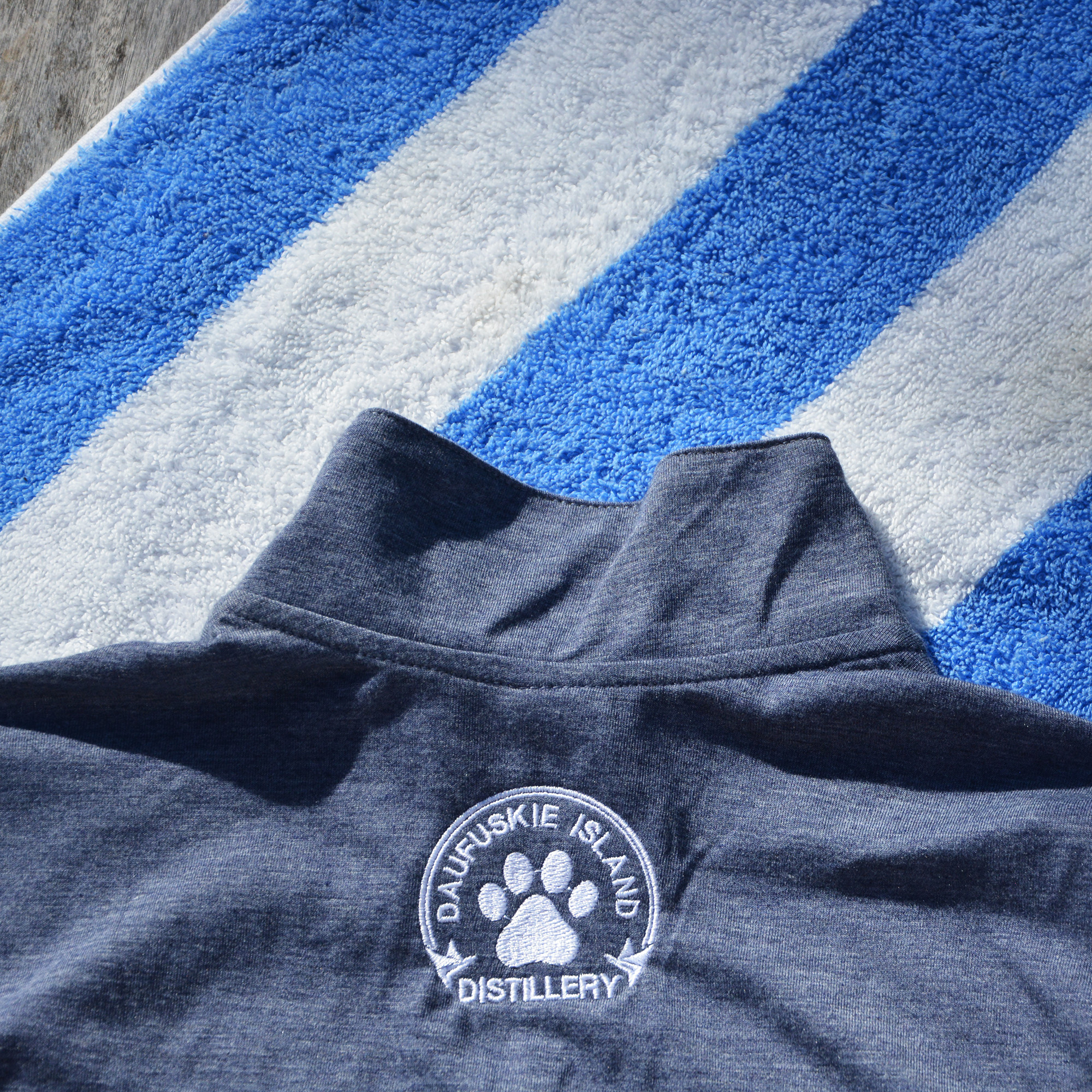 Hair of the Dog Embroidered Quarter Zip - Daufuskie Island Distillery