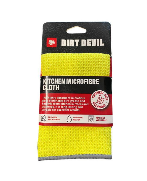 Dirt Devil Kitchen Microfiber Cloth - High-Quality Grease and Grime Remover
