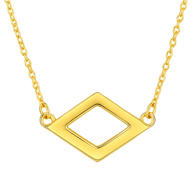 ADPi Diamond Necklace: Gold Plated - Shawn Paul Jewelry