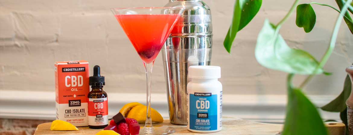 CBD Raspberry Lemon Drop Martini - CBDistillery