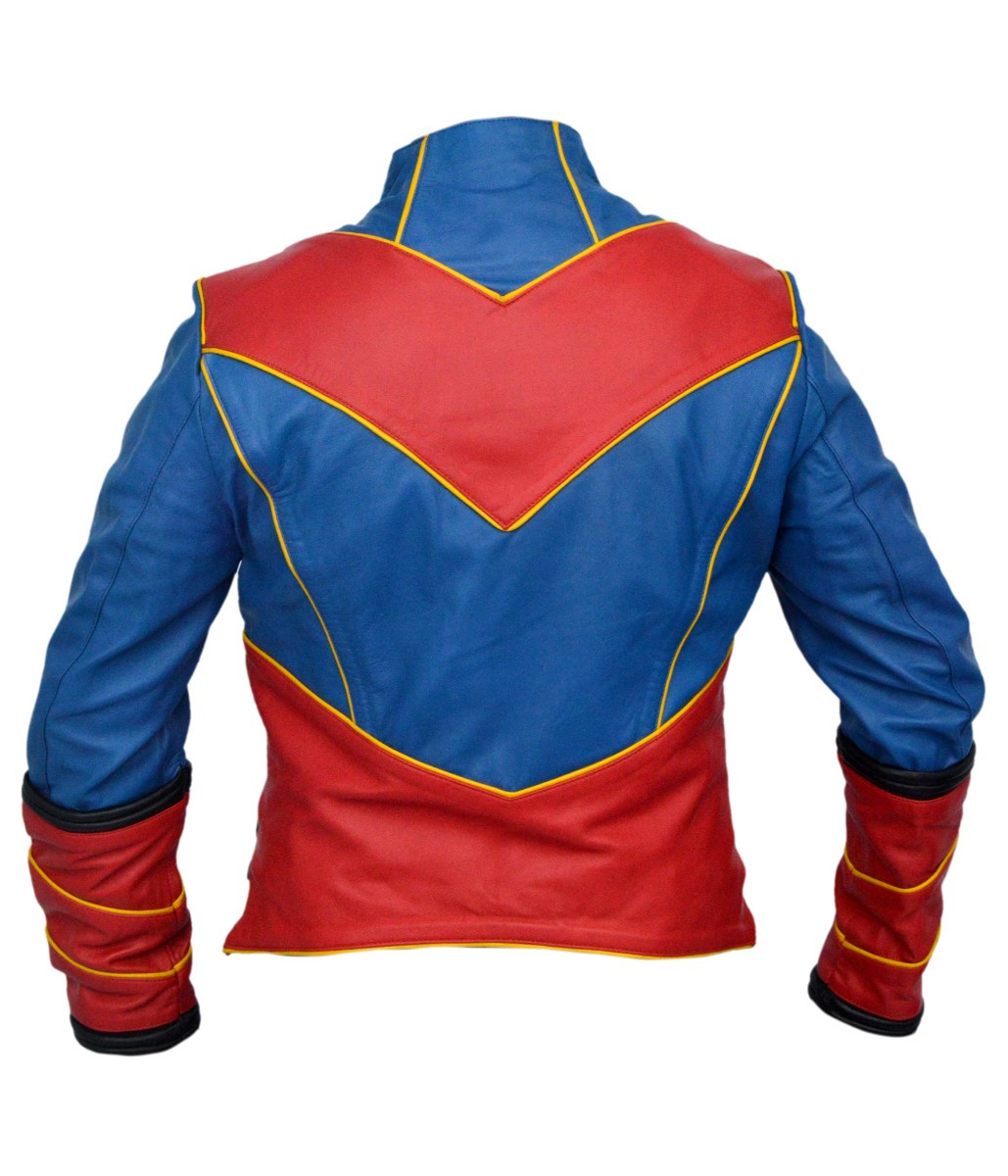 Henry Danger Captain Man Leather Jacket | Feather Skin