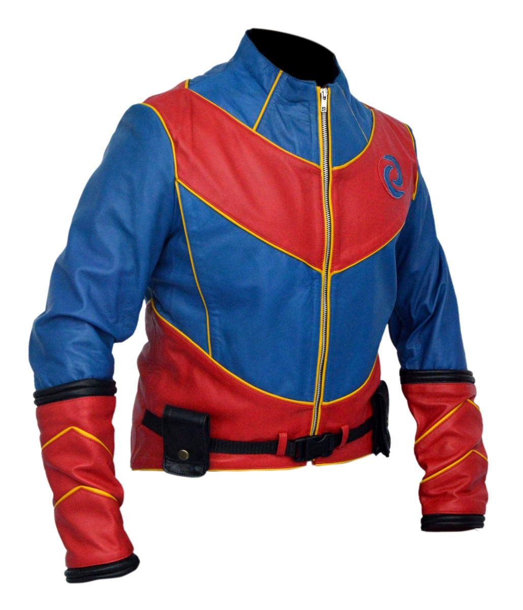 Henry Danger Captain Man Leather Jacket | Feather Skin