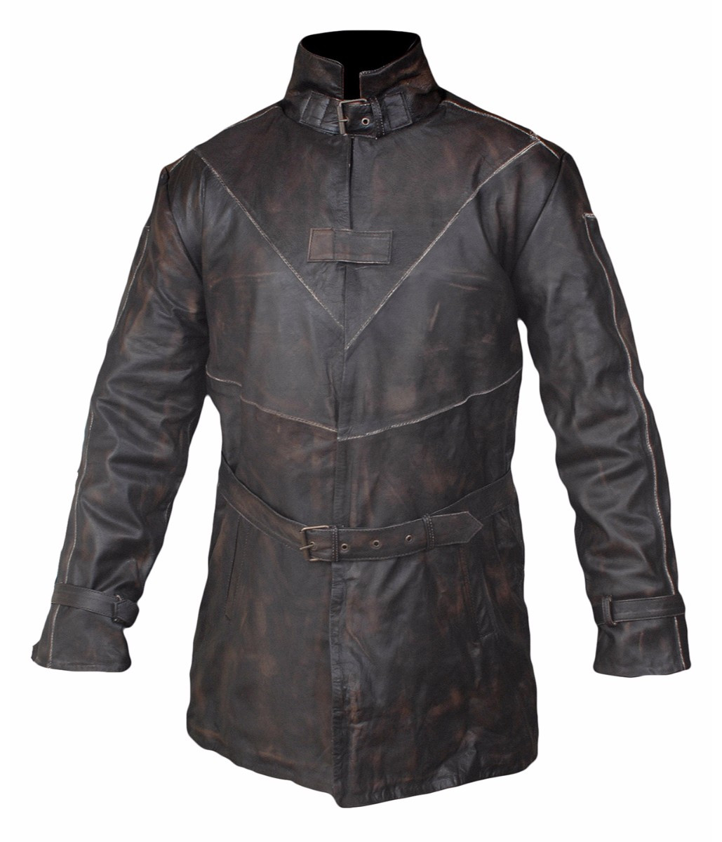 WatchDogs Aiden Pearce Genuine Leather Jacket Coat | Feather Skin