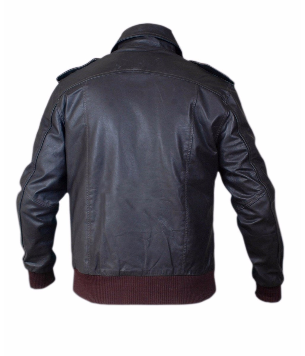 Dark Brown Captain America the Avenger Chris Evans Steve Rogers Leather ...