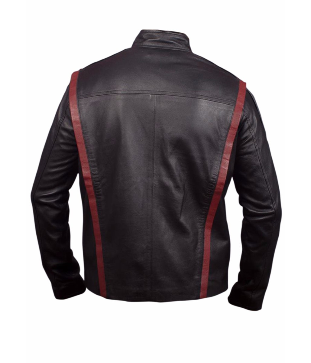 Mass Effect 3 N7 Commander Shepherd Genuine Leather Jacket | Feather Skin
