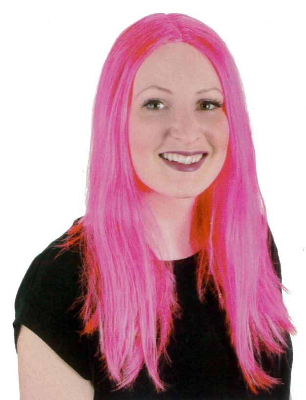 Pink Long Wig | Feather Skin