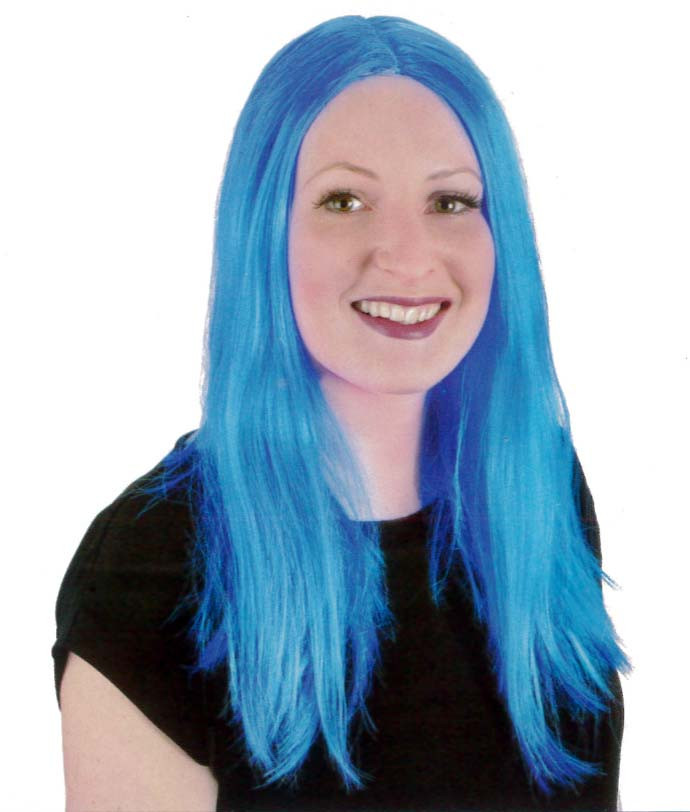Blue Long Wig | Feather Skin