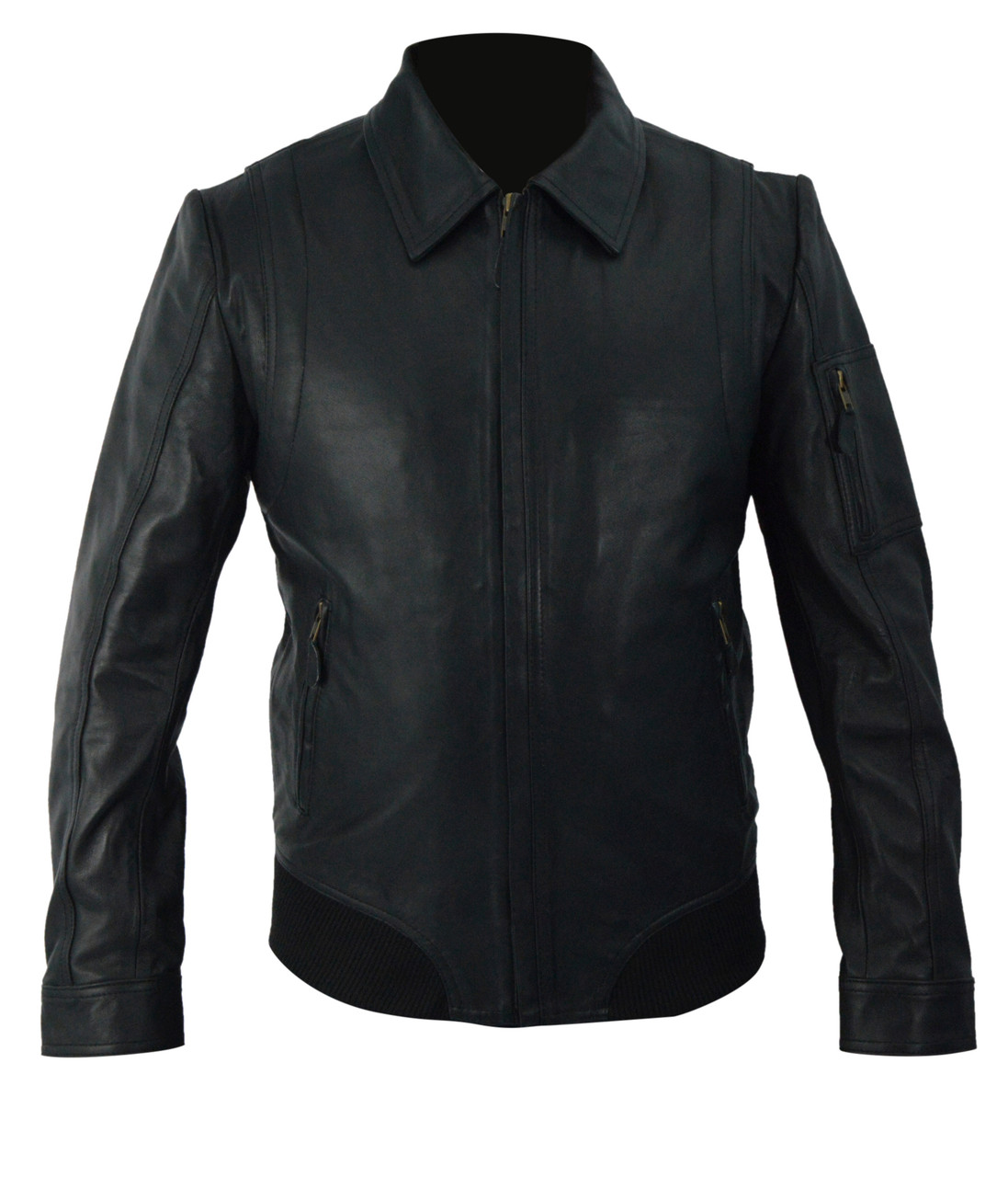 Kid's Faster The Rock Dwayne Johnson Leather Jacket | Feather Skin