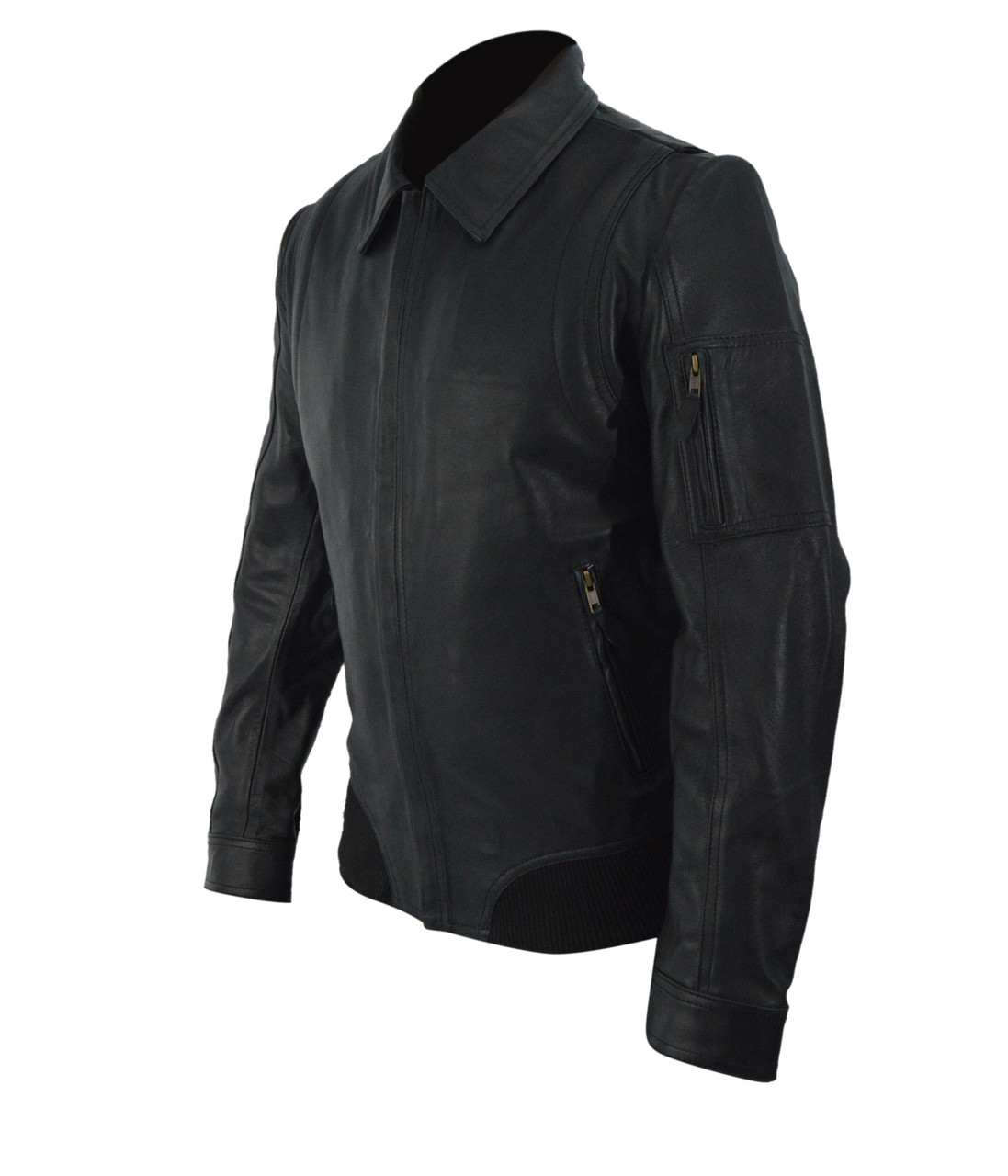 Kid's Faster The Rock Dwayne Johnson Leather Jacket | Feather Skin