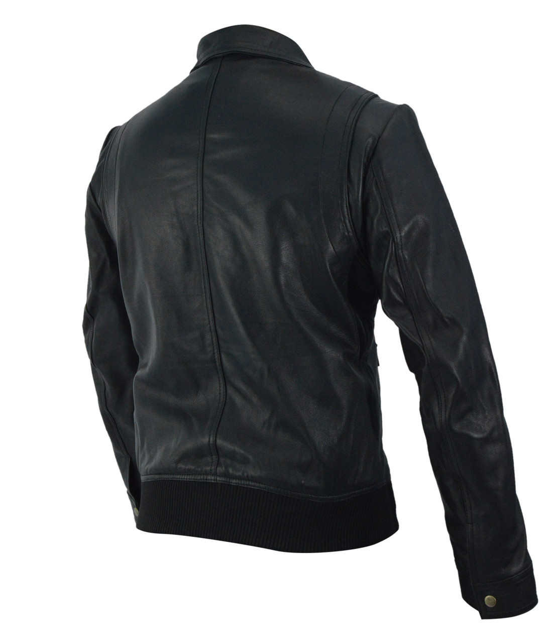 Kid's Faster The Rock Dwayne Johnson Leather Jacket | Feather Skin
