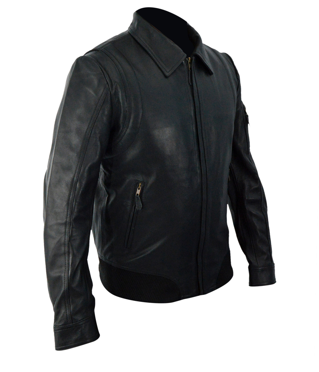 Kid's Faster The Rock Dwayne Johnson Leather Jacket | Feather Skin