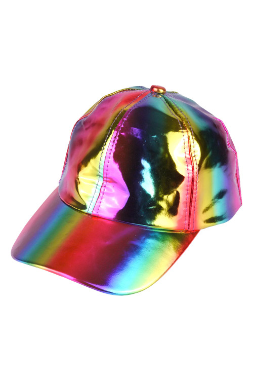 Adult 8's Rainbow Shiny Cap
