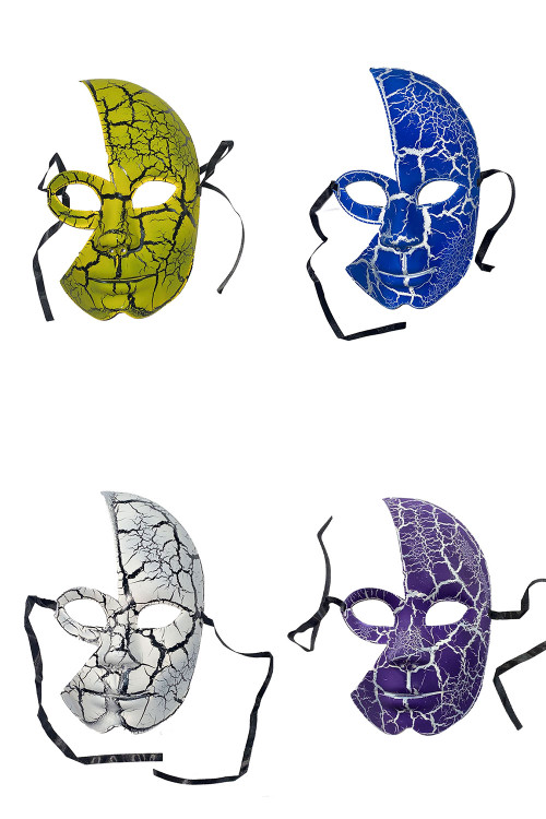 Half Face Assorted Cracked Mask
