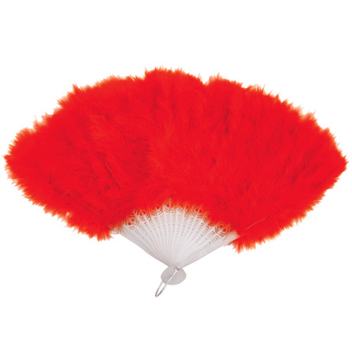 Red Feather Fan | Feather Skin