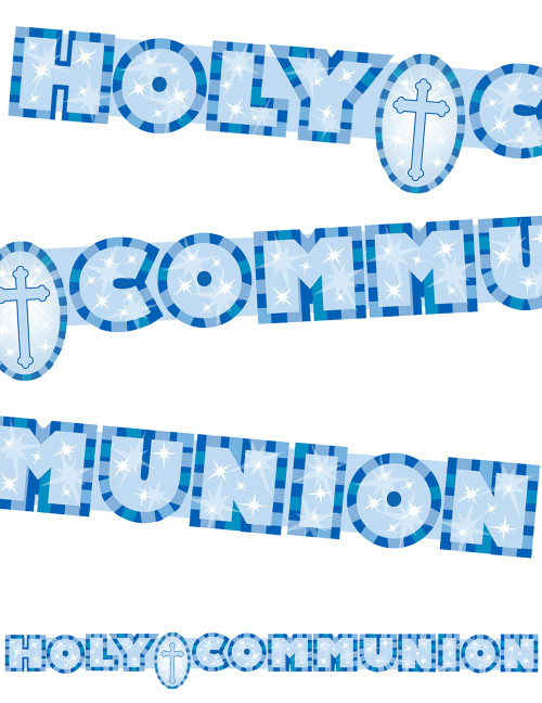 Communion Banner Blue| Feather Skin
