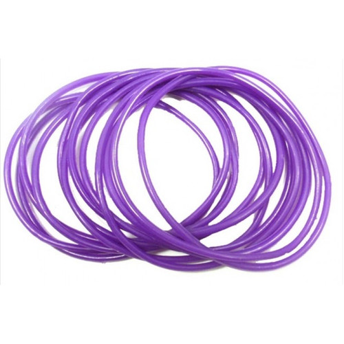 Purple Gummy Bangles (pack of 12) | Feather Skin