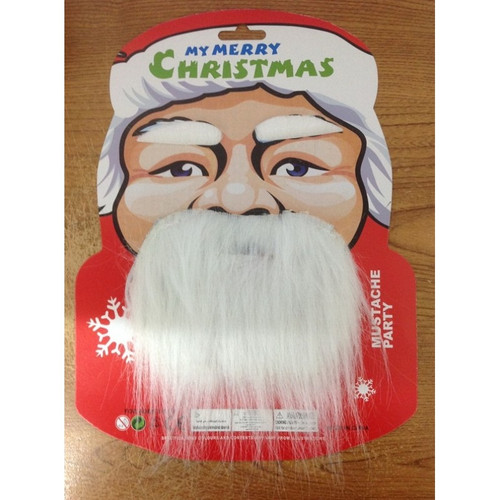 Santa Eyebrows Beard and Mustache Set | Feather Skin