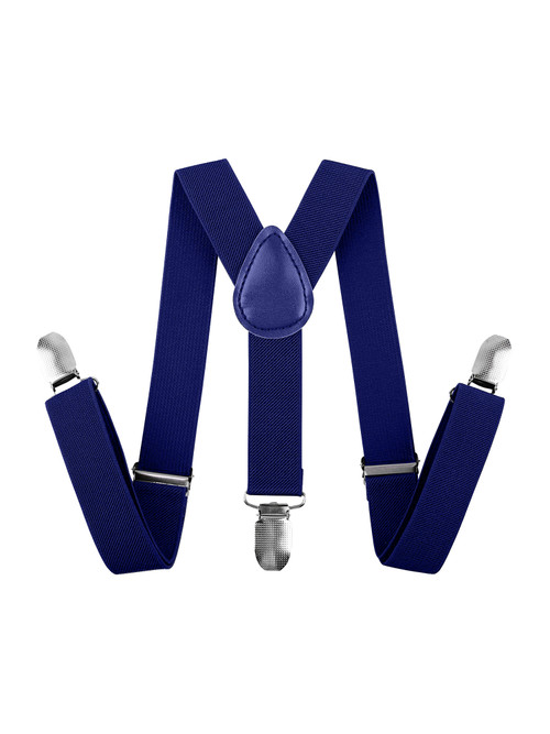 Royal Blue Plain Braces (3.5cm) | Feather Skin
