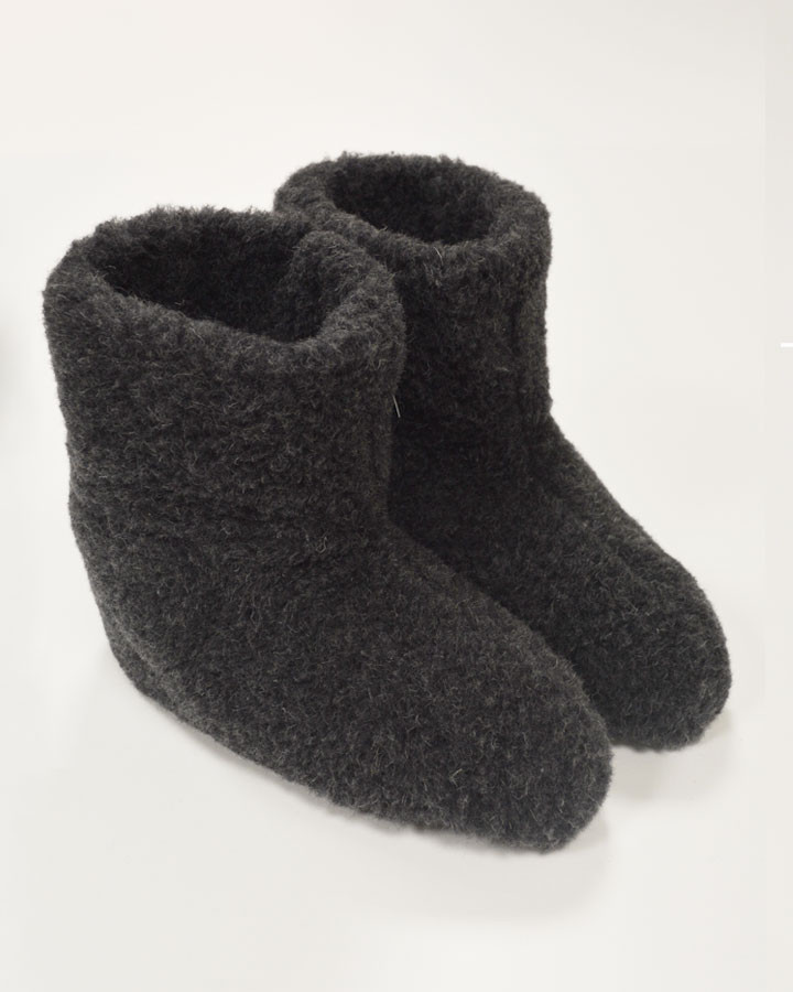 Merino Wool Booties - Natural White