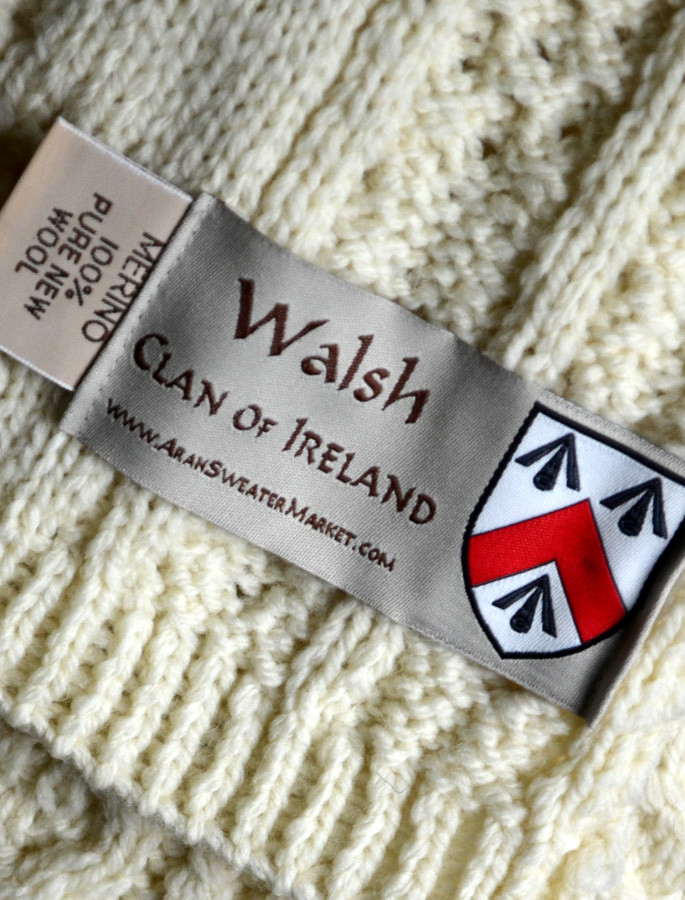 Irish Walsh Clan Scarf [100% Official From ClanArans]