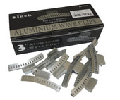 3" Aluminum Finger Wave Clips-24 box