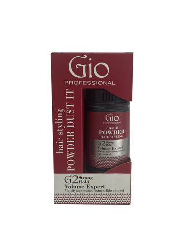 Gio Professional Hair Styling G2 Strong Hold Dust It Powder 20g (RED)