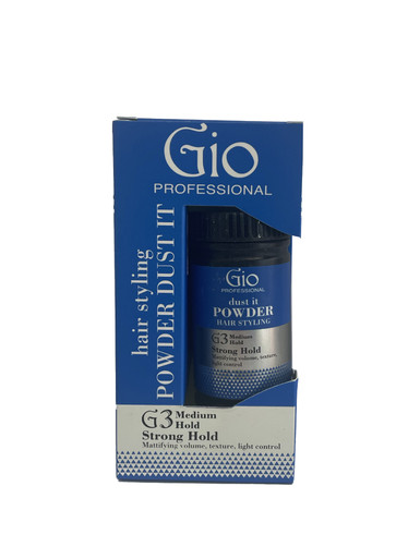 Gio Professional Hair Styling G3 Medium Hold Dust It Powder 20g (BLUE ...