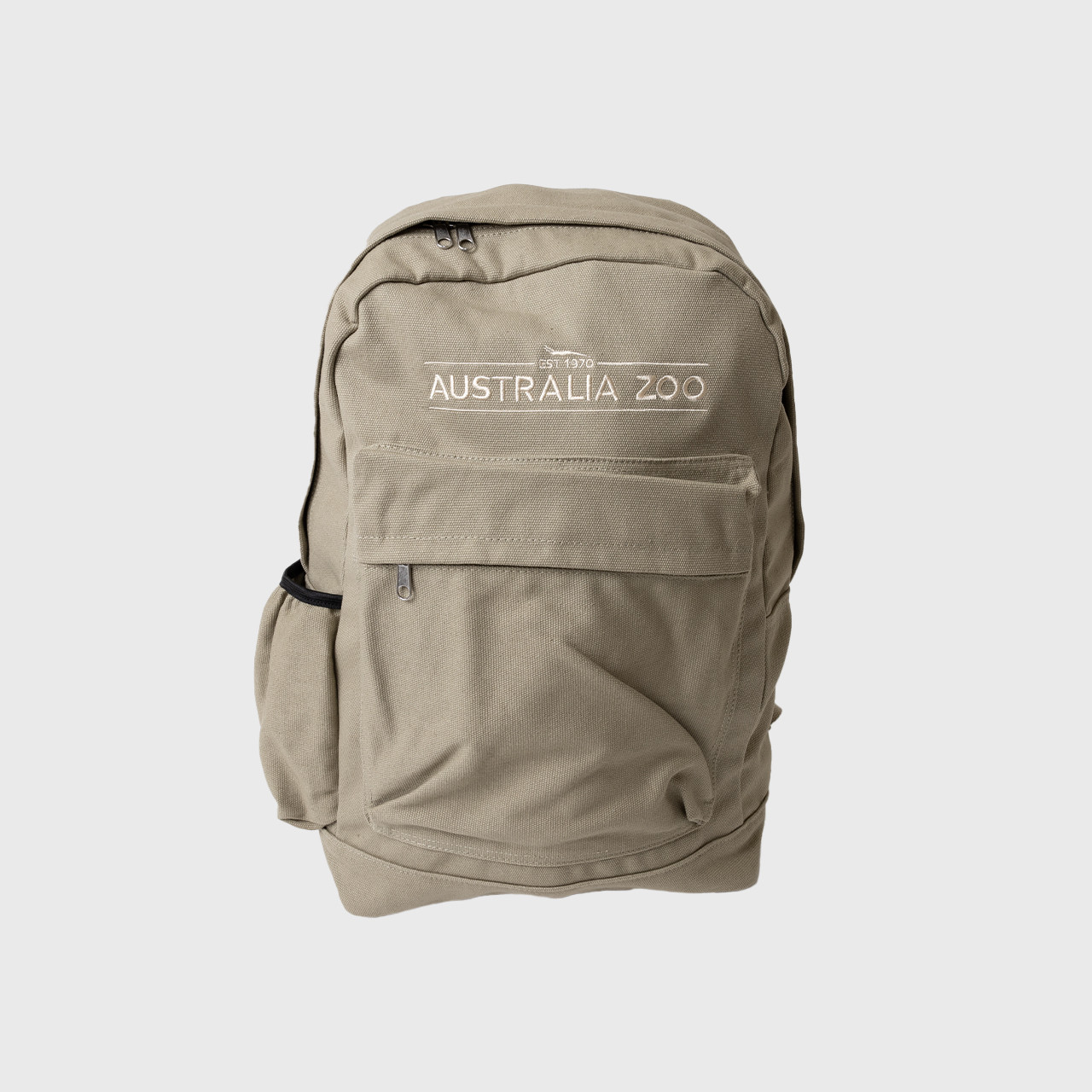 Australia Zoo Established 1970 Backpack - Khaki - Australia Zoo