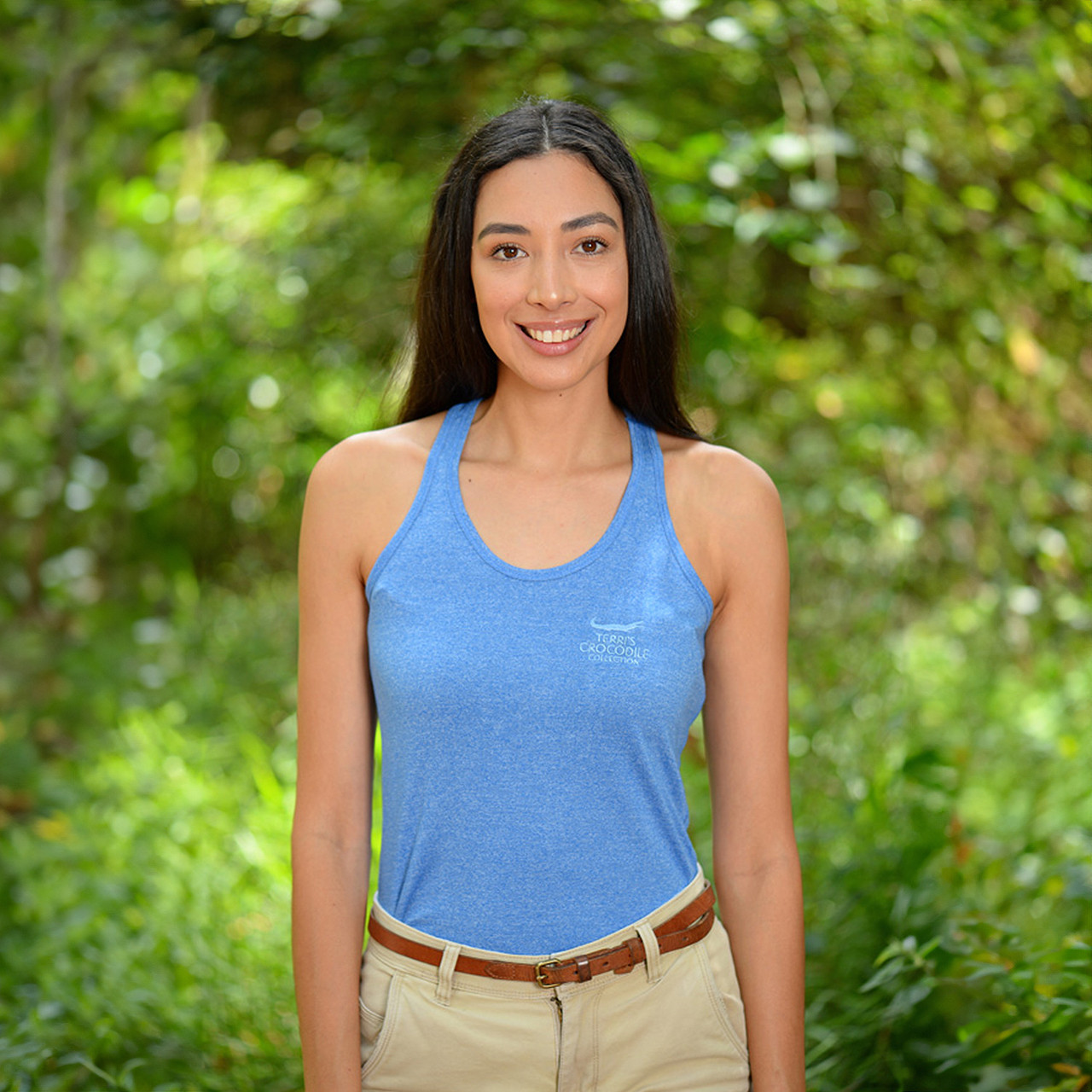 Terri Irwin's Crocodile Collection Muscle Singlet - Ladies