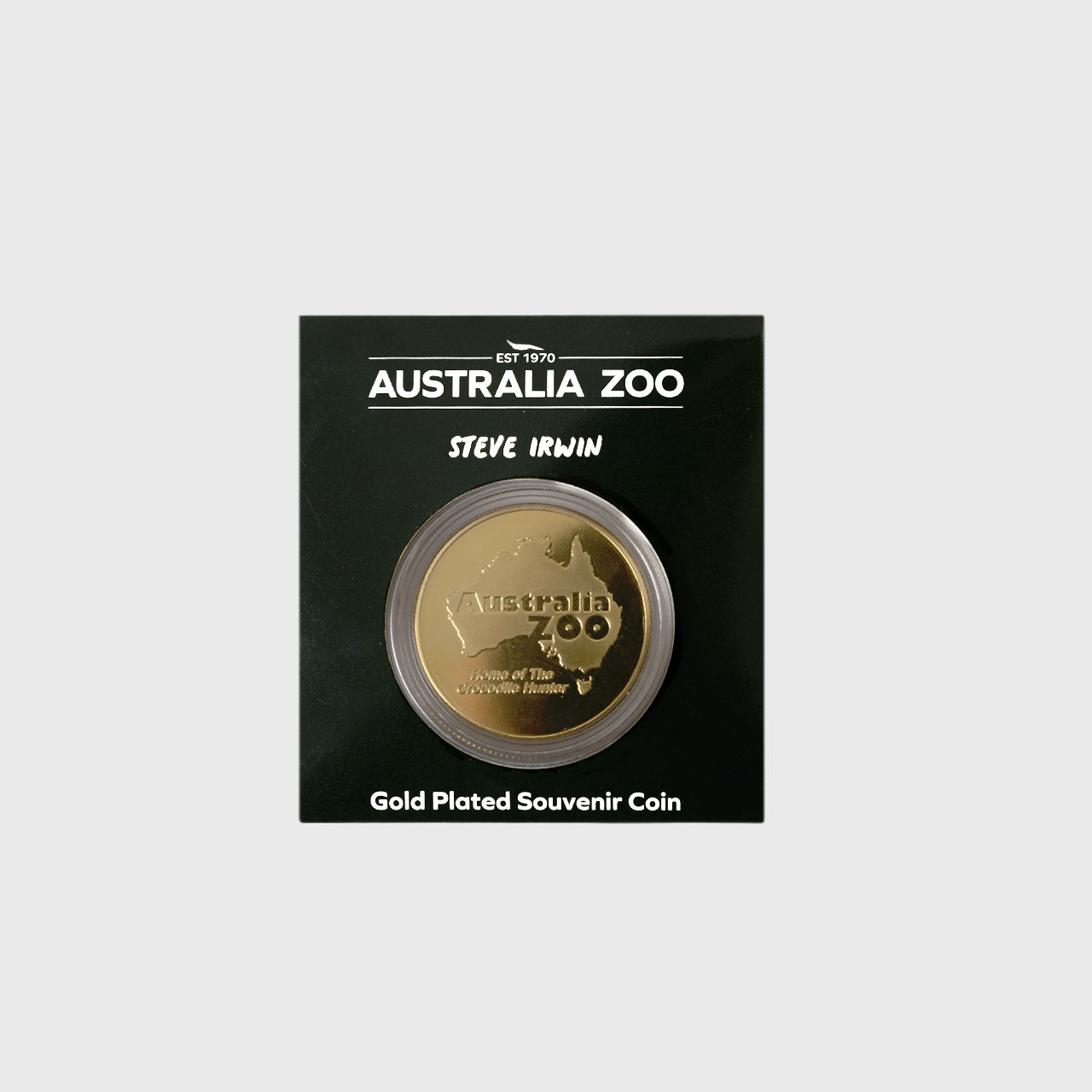 Australia Zoo Souvenir Coin - Steve Irwin - Australia Zoo