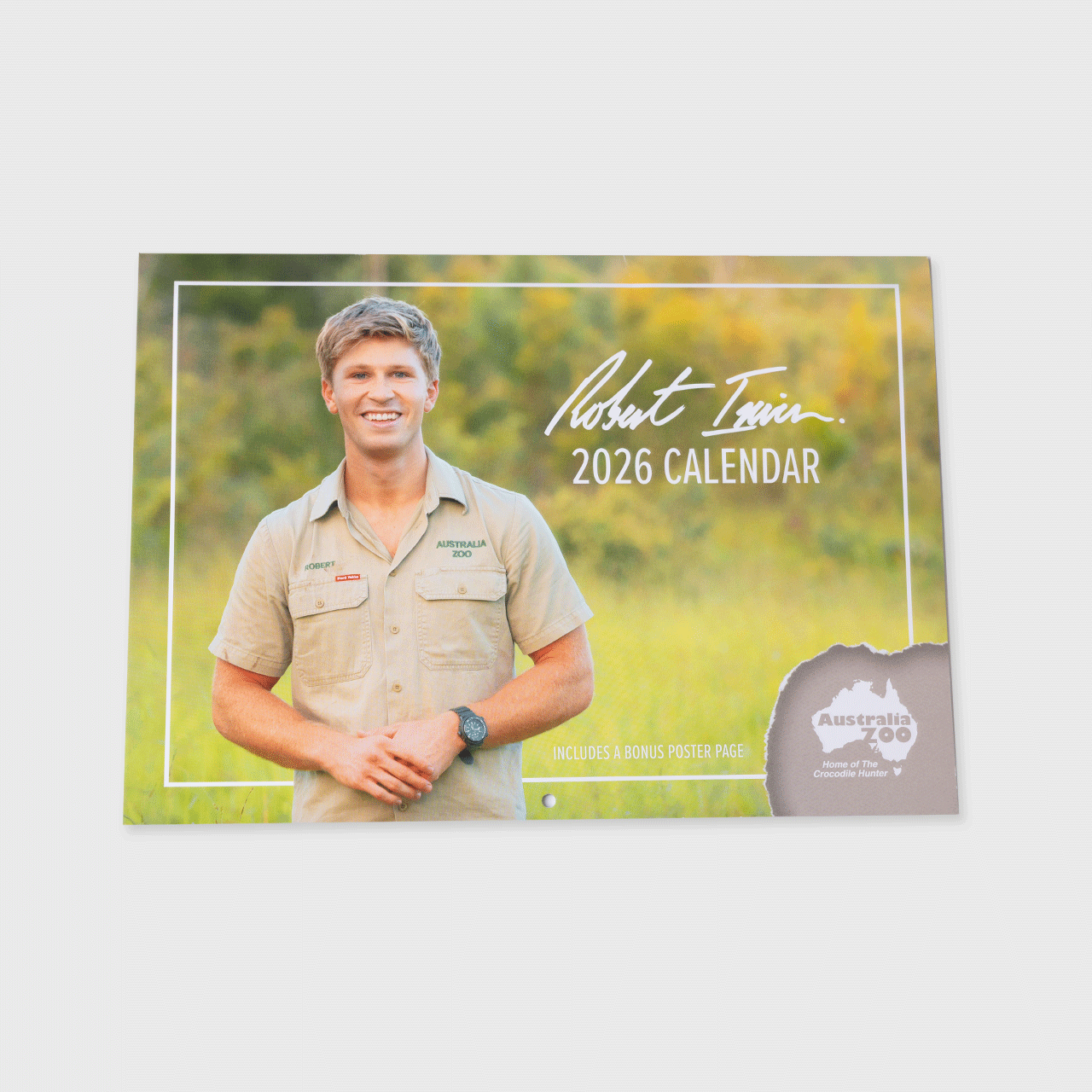 Robert Irwin 2026 Calendar - Australia Zoo