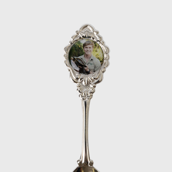 Steve Irwin + Australia Zoo Map Spoon in case