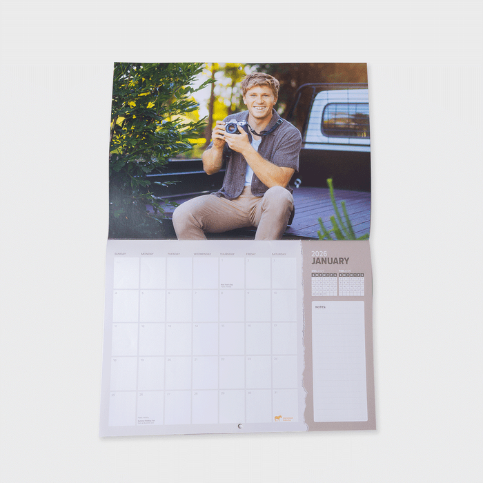 Robert Irwin 2026 Calendar - Australia Zoo
