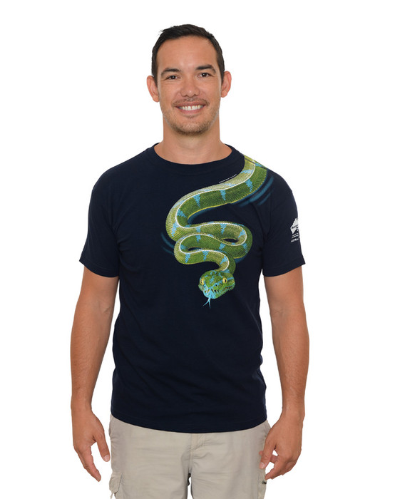 Australia Zoo - Green Python Snake T-Shirt - Adults