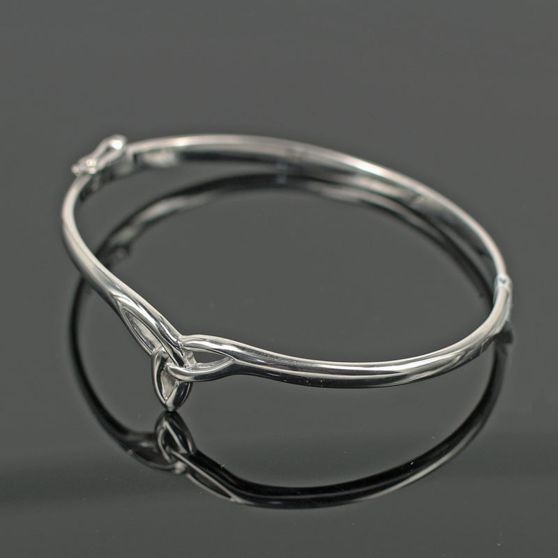 Silver Trinity Bangle